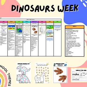 ANIMAL THEMES Printable Preschool Lesson Plan Bundle/perfect for ...
