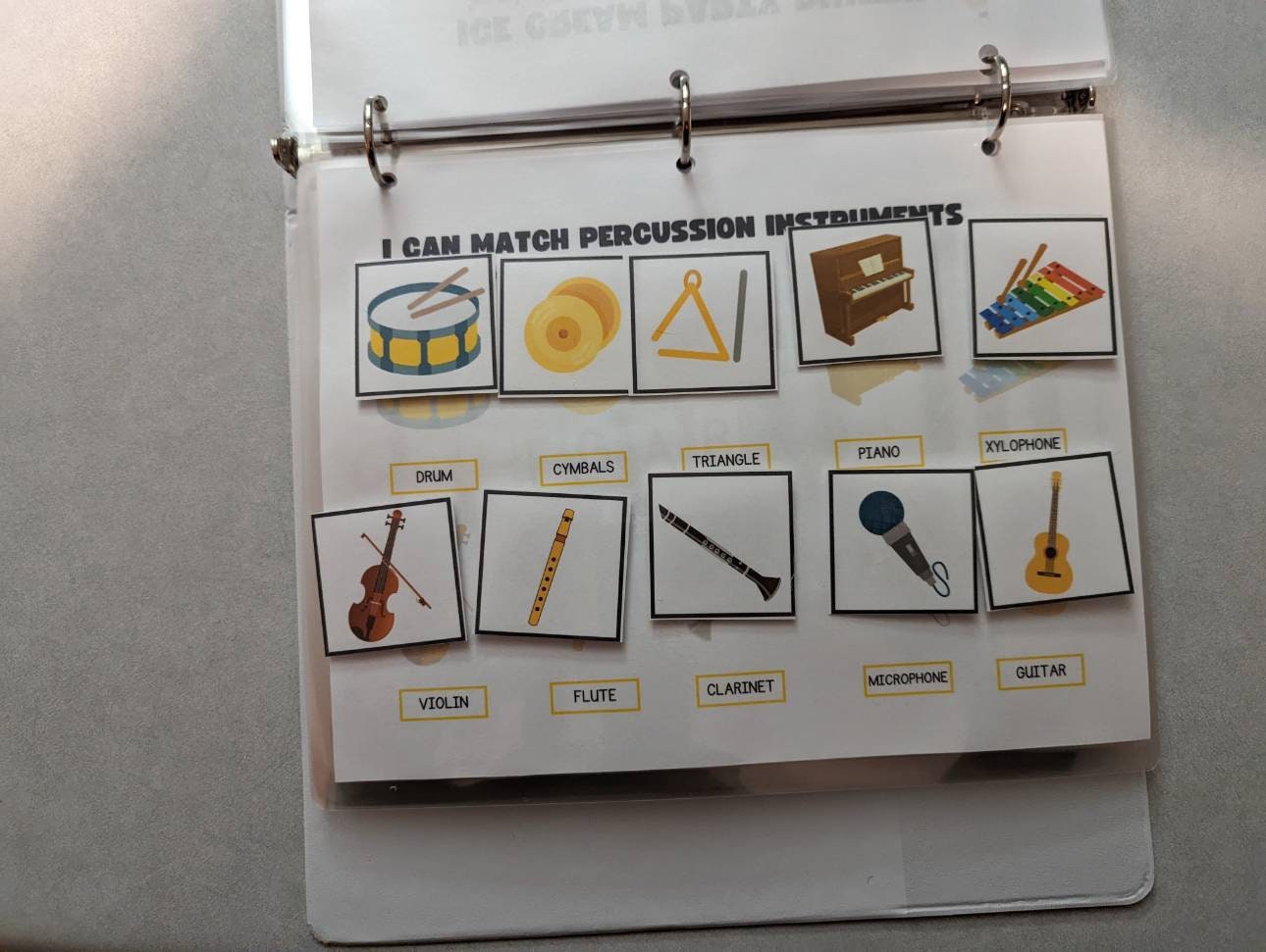 Digital INTERACTIVE MUSIC Binder/treble Bass Clef/ Piano Note/great ...