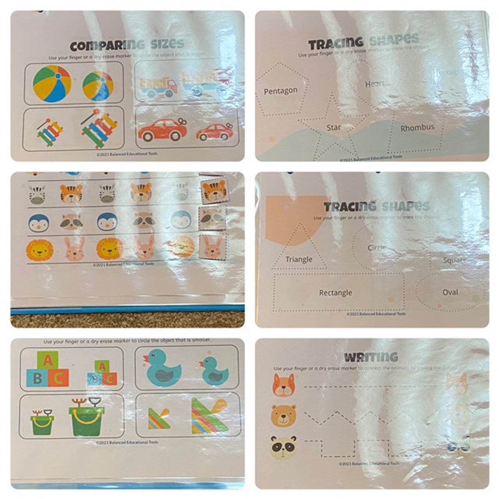 Interactive Preschool Learning Binder - Etsy