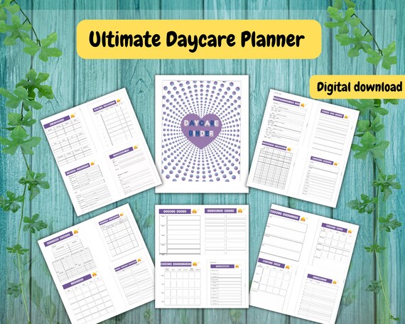 Ultimate Daycare Planner Digital - Etsy