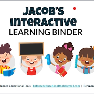 Interactive Preschool Learning Binder - Etsy