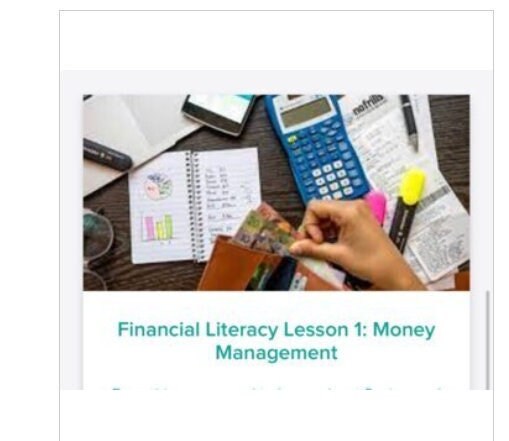 LIFE SKILLS CURRICULUM- Financial Literacy : Managing Money Grades 9-12 ...