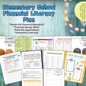 Financial Literacy Curriculum: Money Skills, Grades 1-5 - Etsy