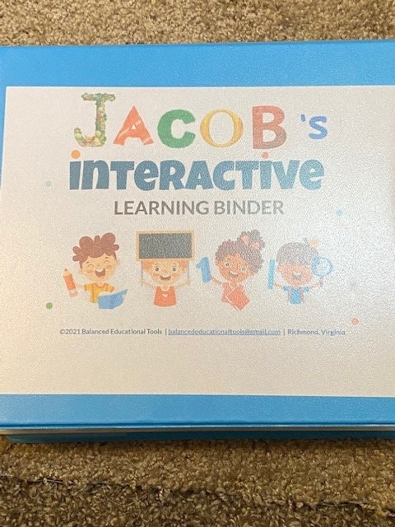 Interactive Preschool Learning Binder - Etsy