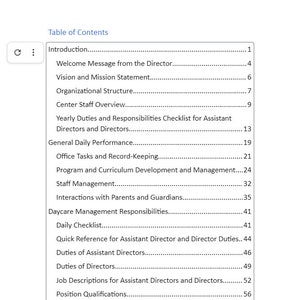 Daycare Director & Assistant Handbook - Management, Curriculum, Forms ...