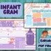 Infant Gram: Baby Daily Log, Childcare Tracker (fillable PDF) - Etsy