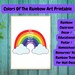 Colors of the Rainbow Art Printable / Rainbow Classroom Decor ...