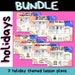 HOLIDAY THEMES Printable Preschool Lesson Plan Bundle/perfect for ...