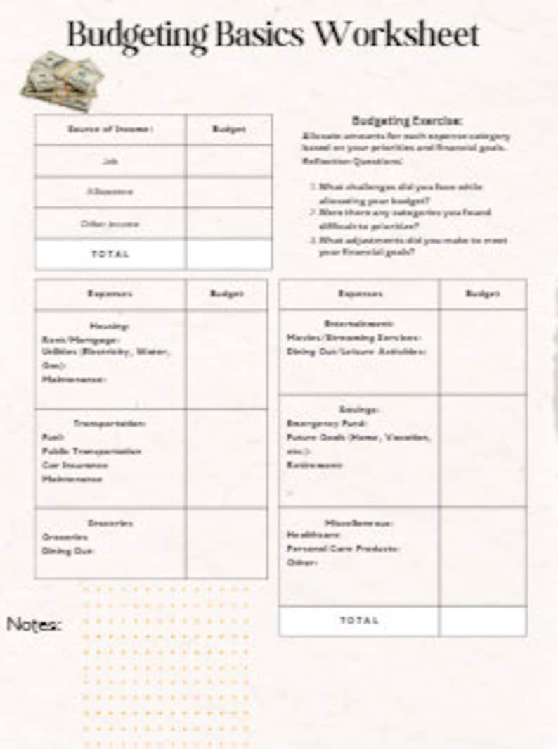 Middle School Financial Literacy Plan: Homeschool & Workshop Resource ...