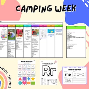 Summer Preschool Lesson Plan Bundle: June-august Themes (PDF) - Etsy