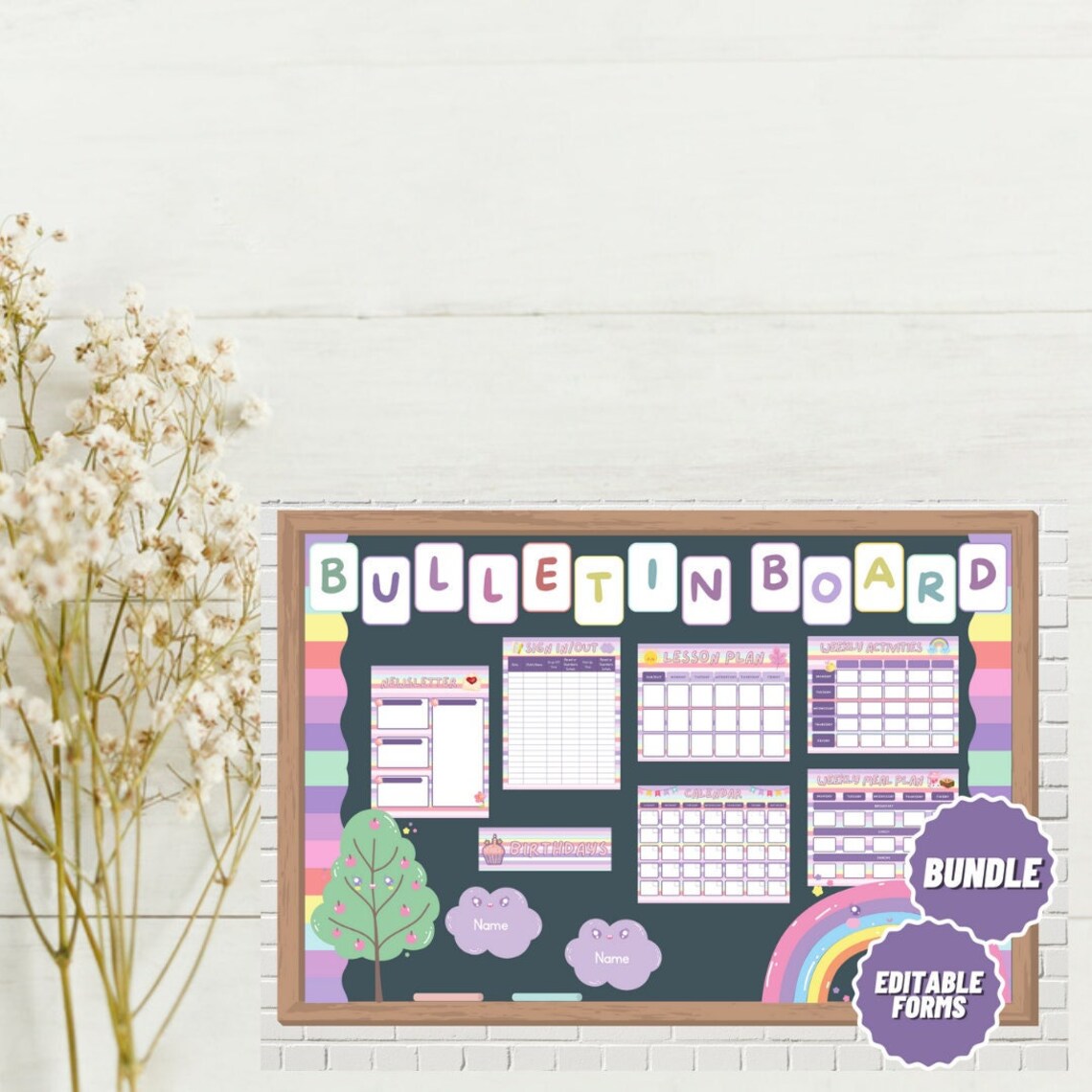 Daycare Bulletin Board Bundle / Activity Board for Home - Etsy