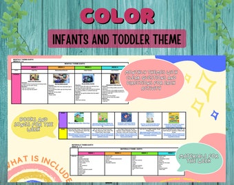 COLORS Preschool Lesson Plan - Etsy