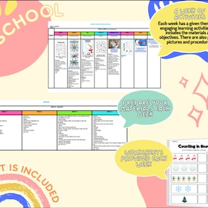 Preschool Curriculum: 48 Themed Weeks, Homeschool Printable (PDF) - Etsy