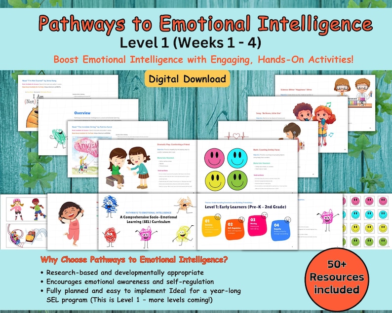 SEL Curriculum: Social Emotional Learning Activities for Kids (digital ...