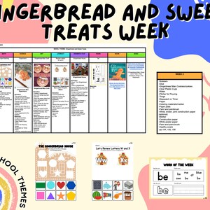 WINTER THEMES Printable Preschool Lesson Plan BUNDLE /(dec- Mar ...