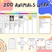 Zoo Animals Week Themed Lesson Plan/ Zoo Animals Week Activity Pack ...