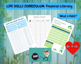 LIFE SKILLS CURRICULUM Financial Literacy : Managing Money | Etsy
