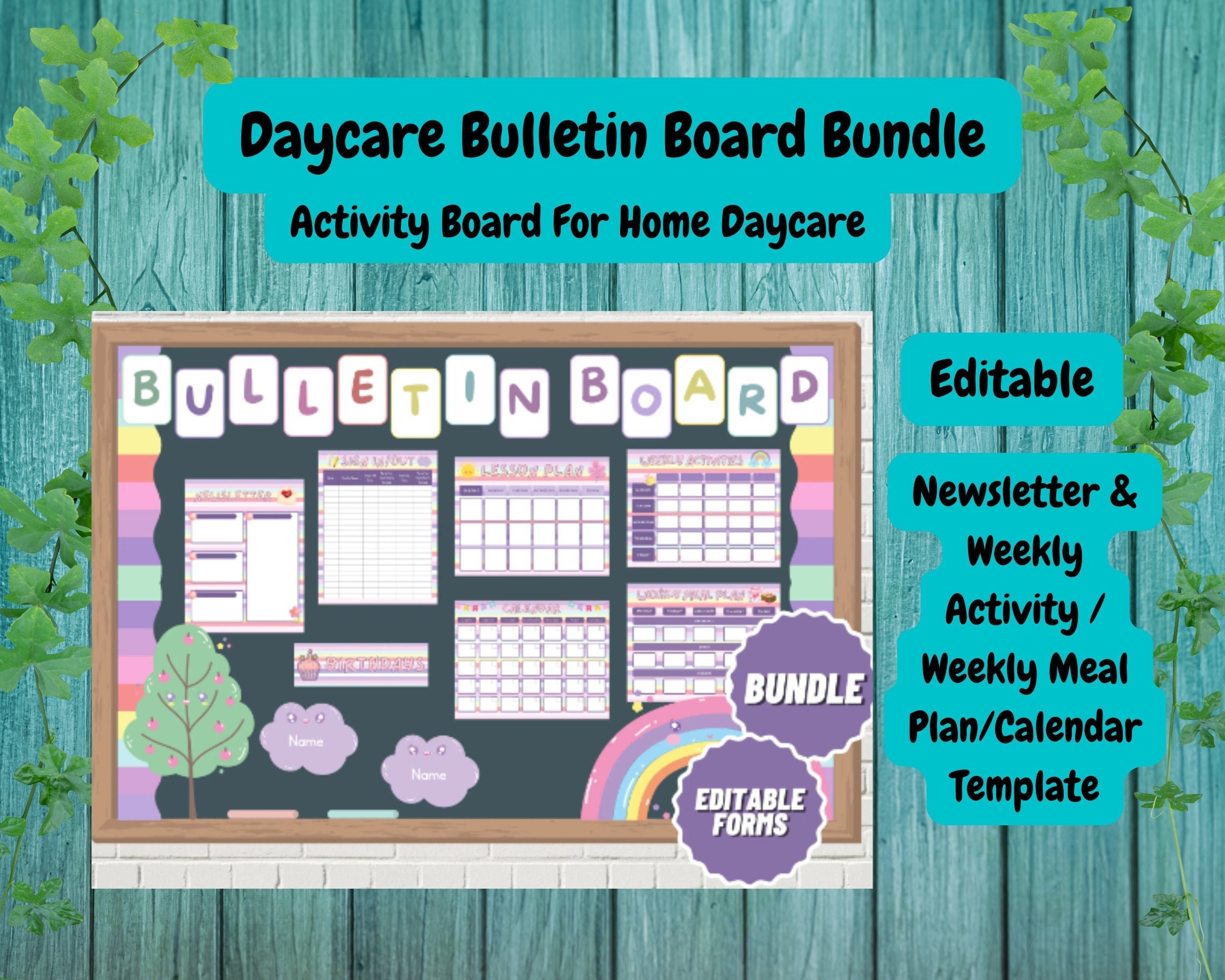 Daycare Bulletin Board Bundle / Activity Board for Home - Etsy