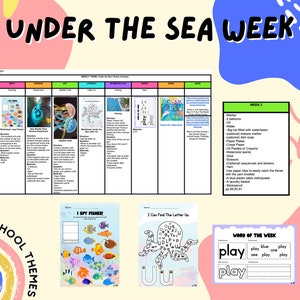 Summer Preschool Lesson Plan Bundle: June-august Themes (PDF) - Etsy