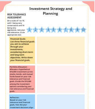 Middle School Financial Literacy Plan: Homeschool & Workshop Resource ...