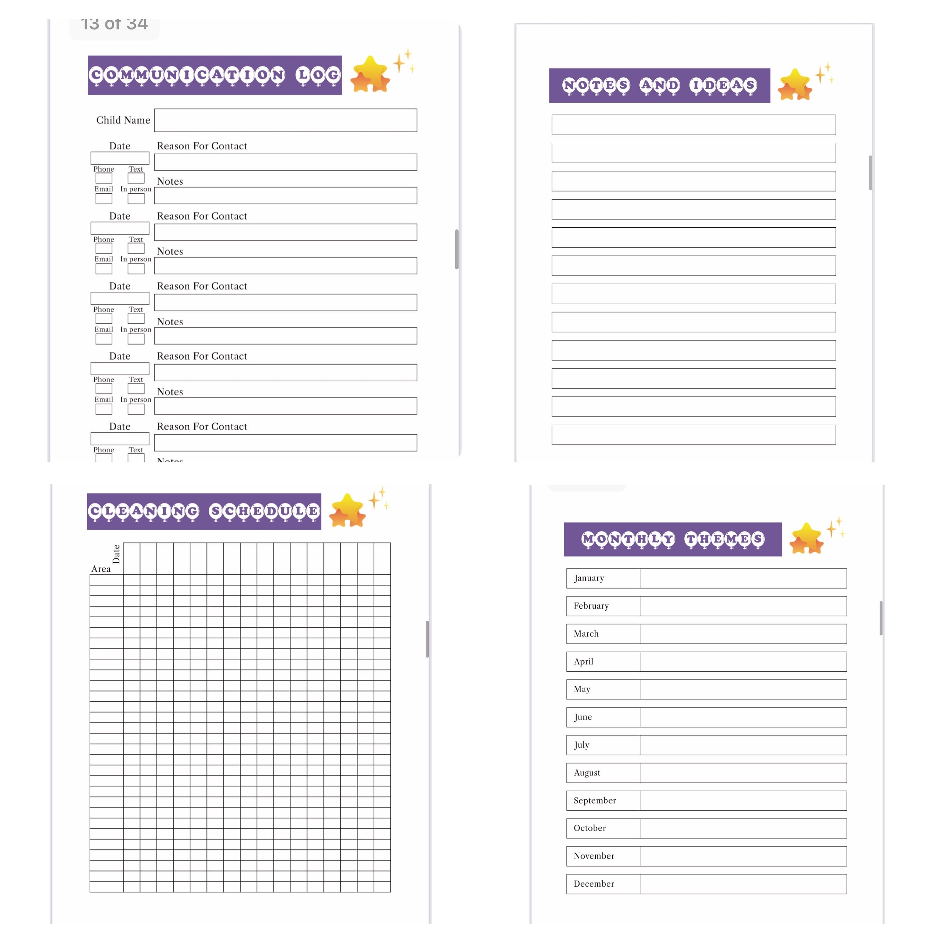 Ultimate Daycare Planner Digital - Etsy