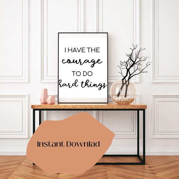 Courage Sign - Etsy
