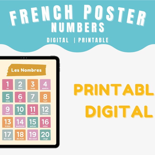 Poster French - Etsy