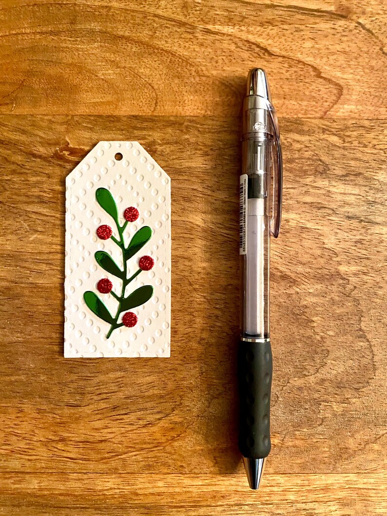 Christmas Gift Tags, Holiday Gift Tags, Holly Branch Gift Tags ...