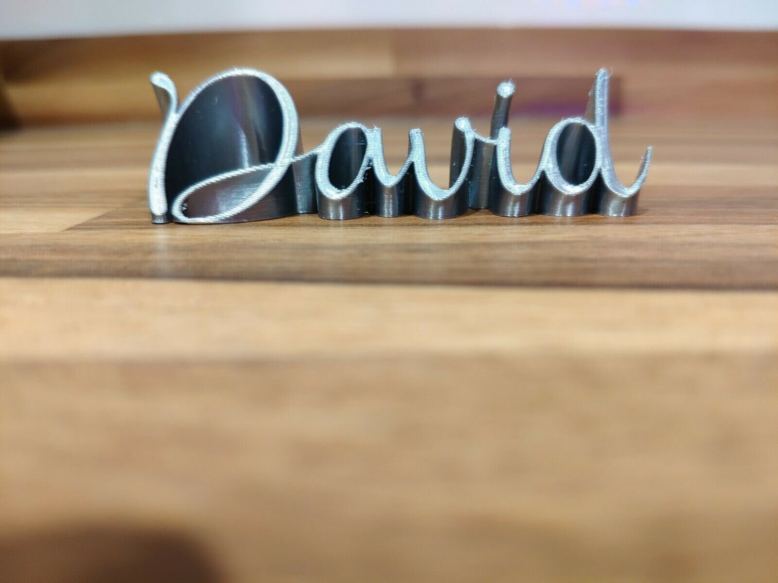 3D Names Cards for Wedding, 3D Name Tag, Custom Wedding Names, Silver ...