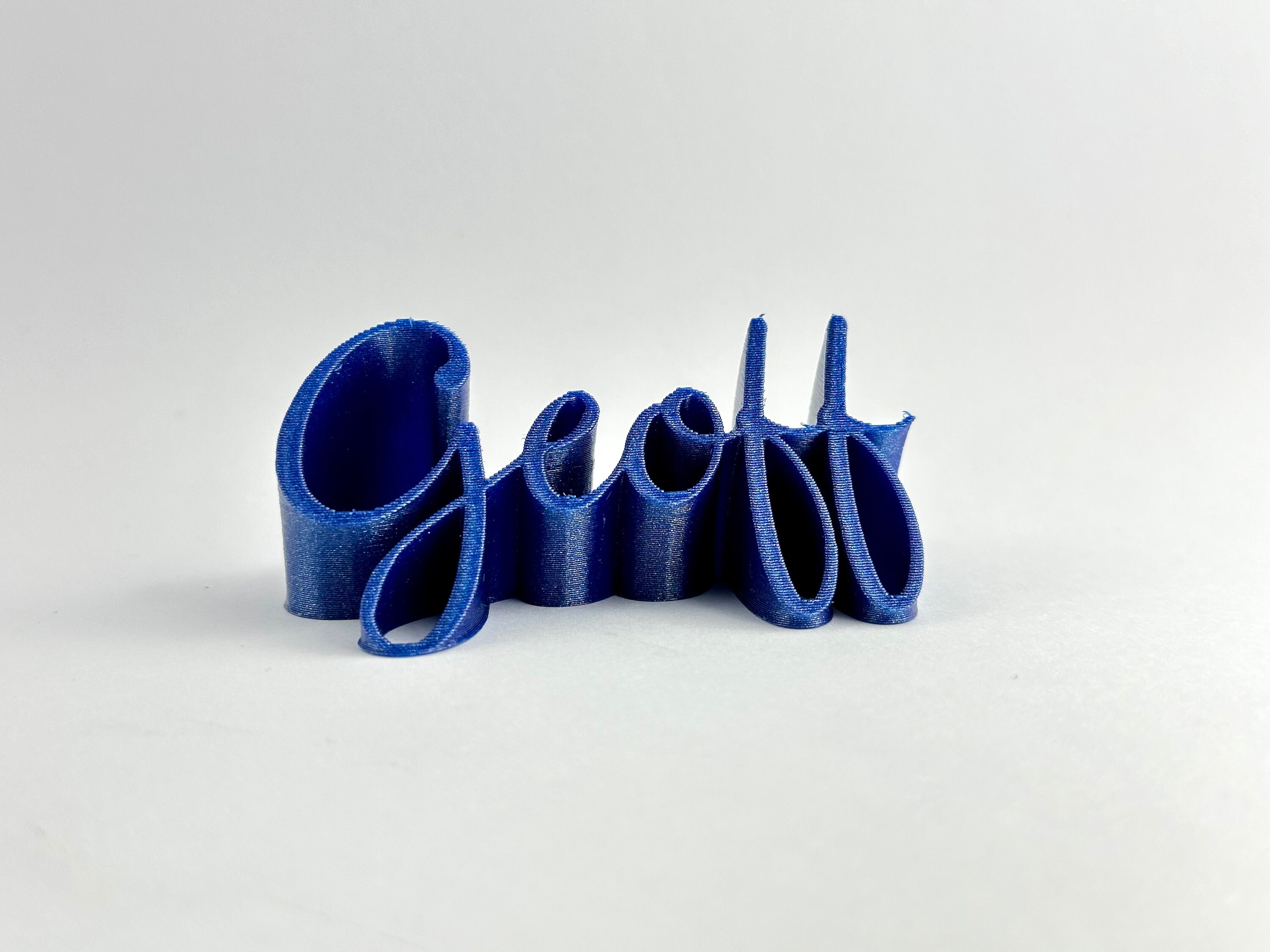 3D Names Cards for Wedding, Navy Blue Sparkle 3D Name Tag, Custom ...