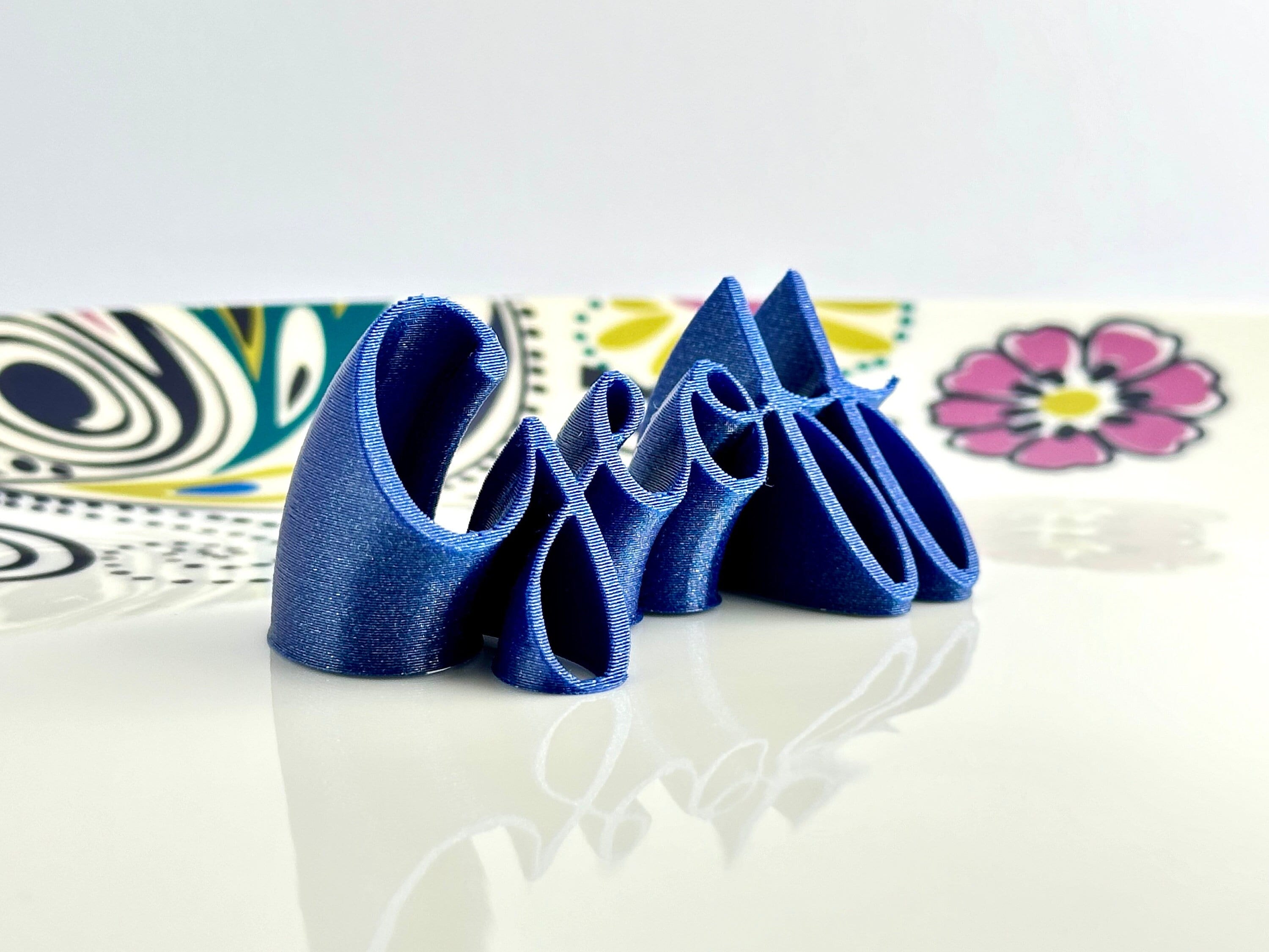 3D Names Cards for Wedding, Navy Blue Sparkle 3D Name Tag, Custom ...