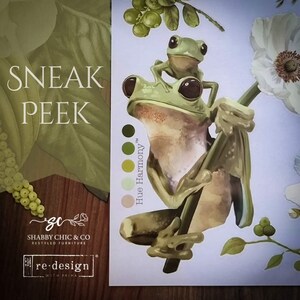 Redesign With Prima Middy Transfer *NEW* Froggy Meadows Green - Etsy UK