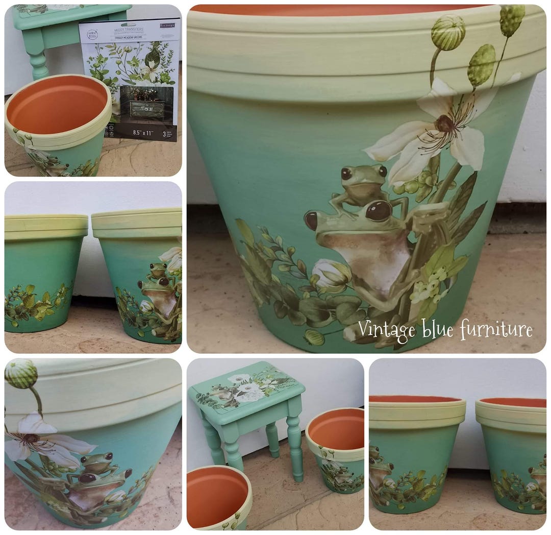 Redesign With Prima Middy Transfer *NEW* Froggy Meadows Green - Etsy UK