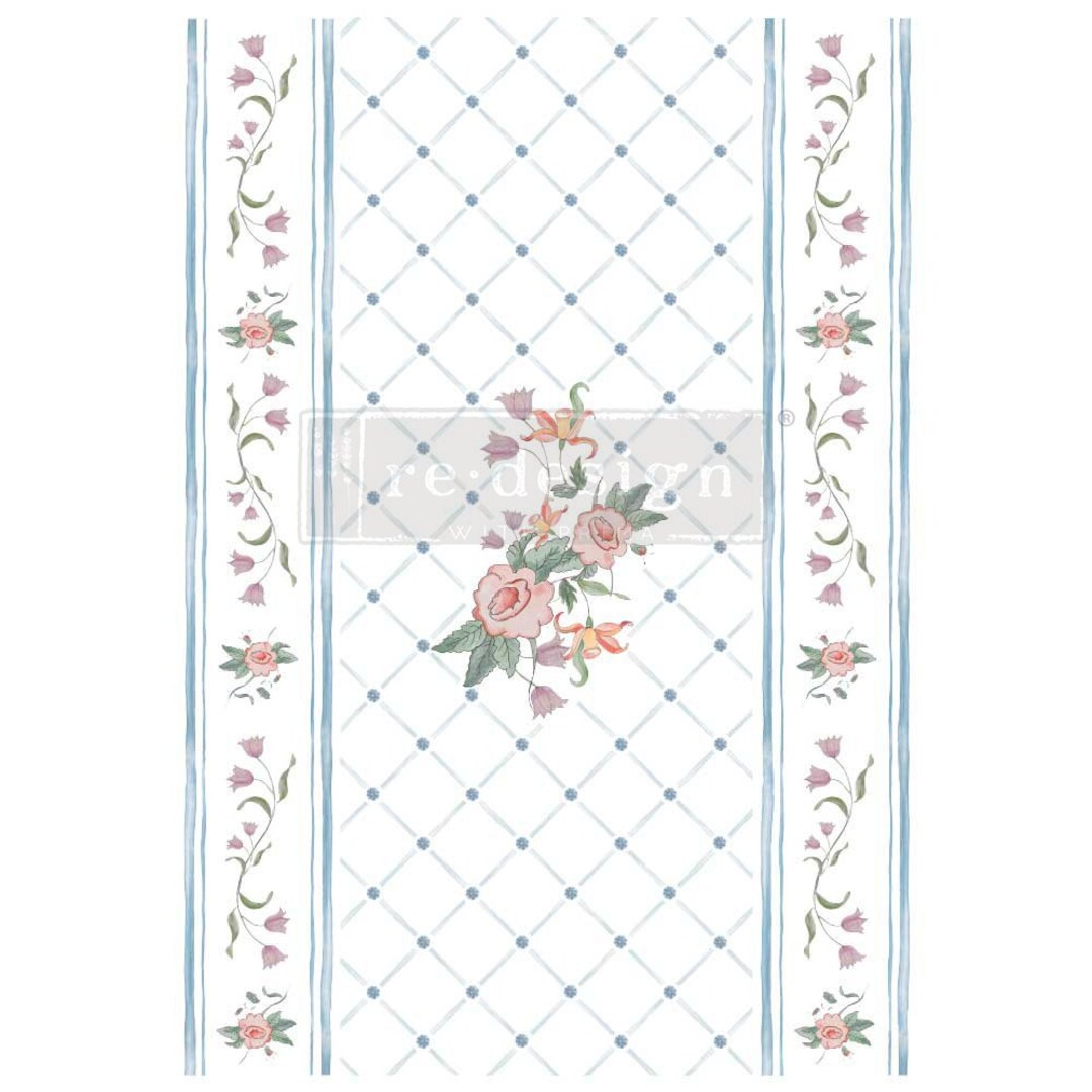 NEW Annie Sloan Redesign With Prima Furniture Transfer Swedish Posy - Etsy