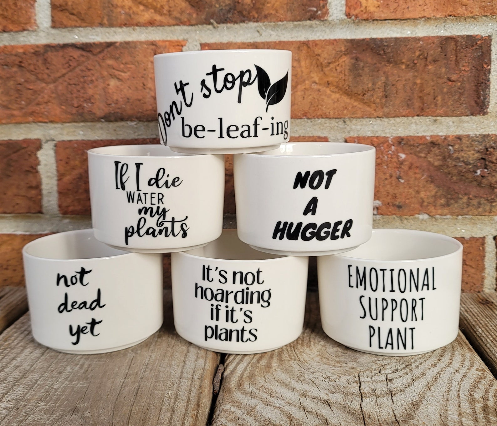 It's Not Hoarding If It's Plants Sassy Sayings Ceramic Plant Pot With ...