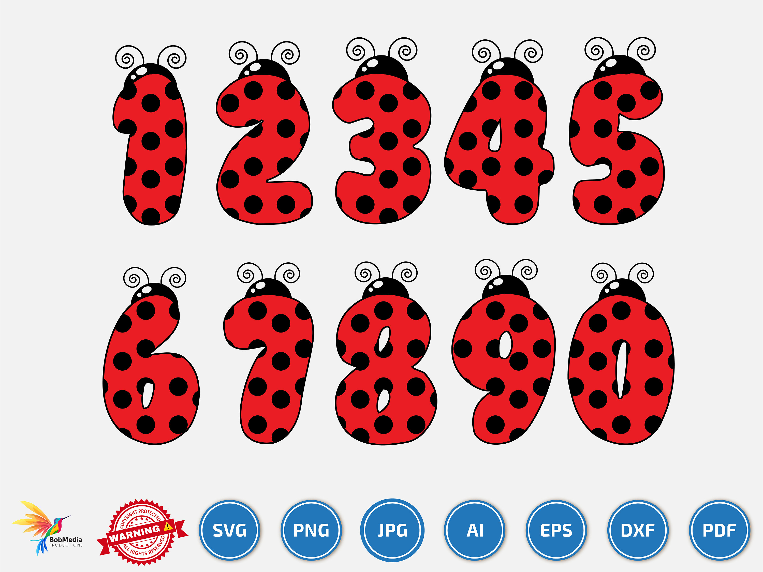 LADYBUG FONT Svg Ttfalphabet Letters Ttf Bug Pattern Svg - Etsy UK