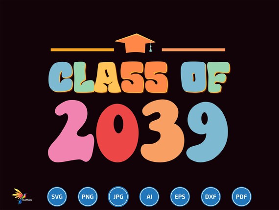 Groovy Back to School Class of 2039 Svg Bundle Graduate 2022 - Etsy