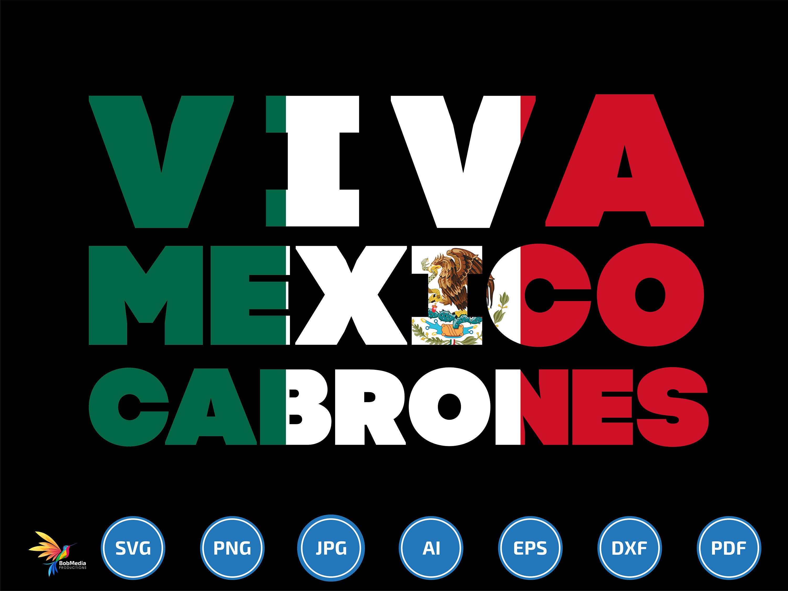 Viva México SVG México svg 16 de septiembre svg Día de la - Etsy México