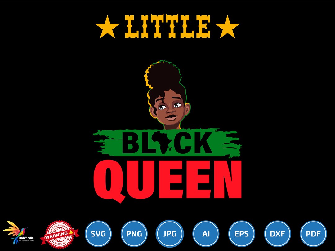Little Black Queen Svg Png, Fathers Day SVG, Black King SVG, Juneteenth ...