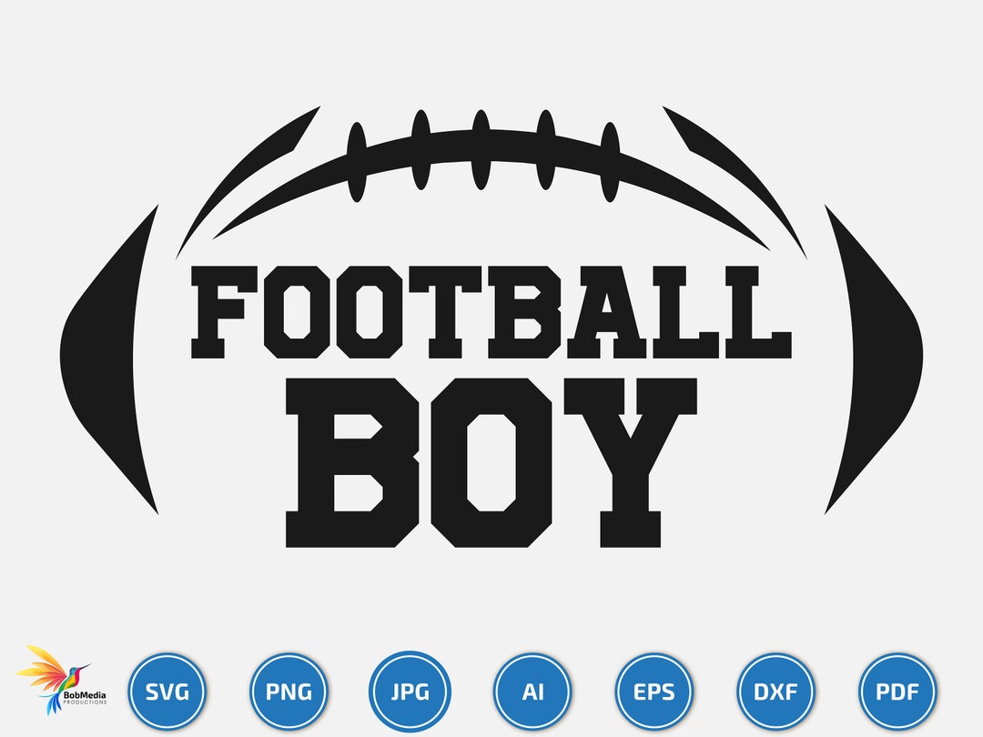 Football Boy Svg, Football Svg , Football Name, Football Season, Boy ...