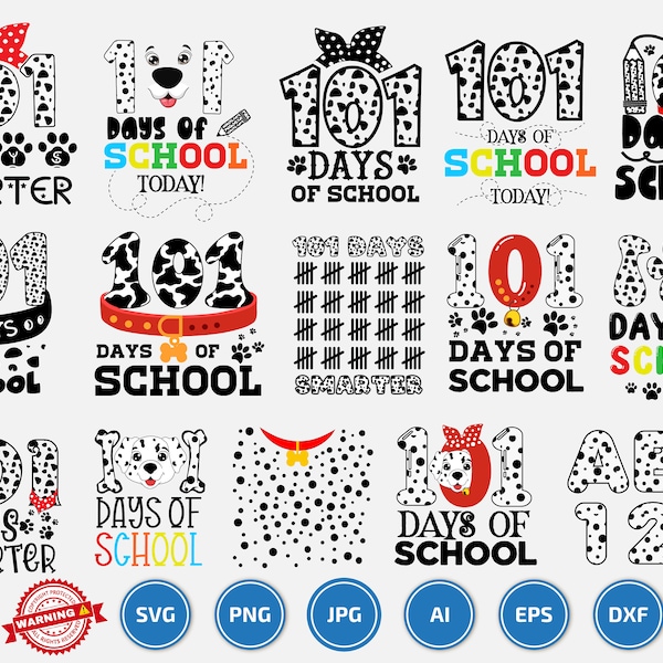 101 Dalmatians Svg - Etsy