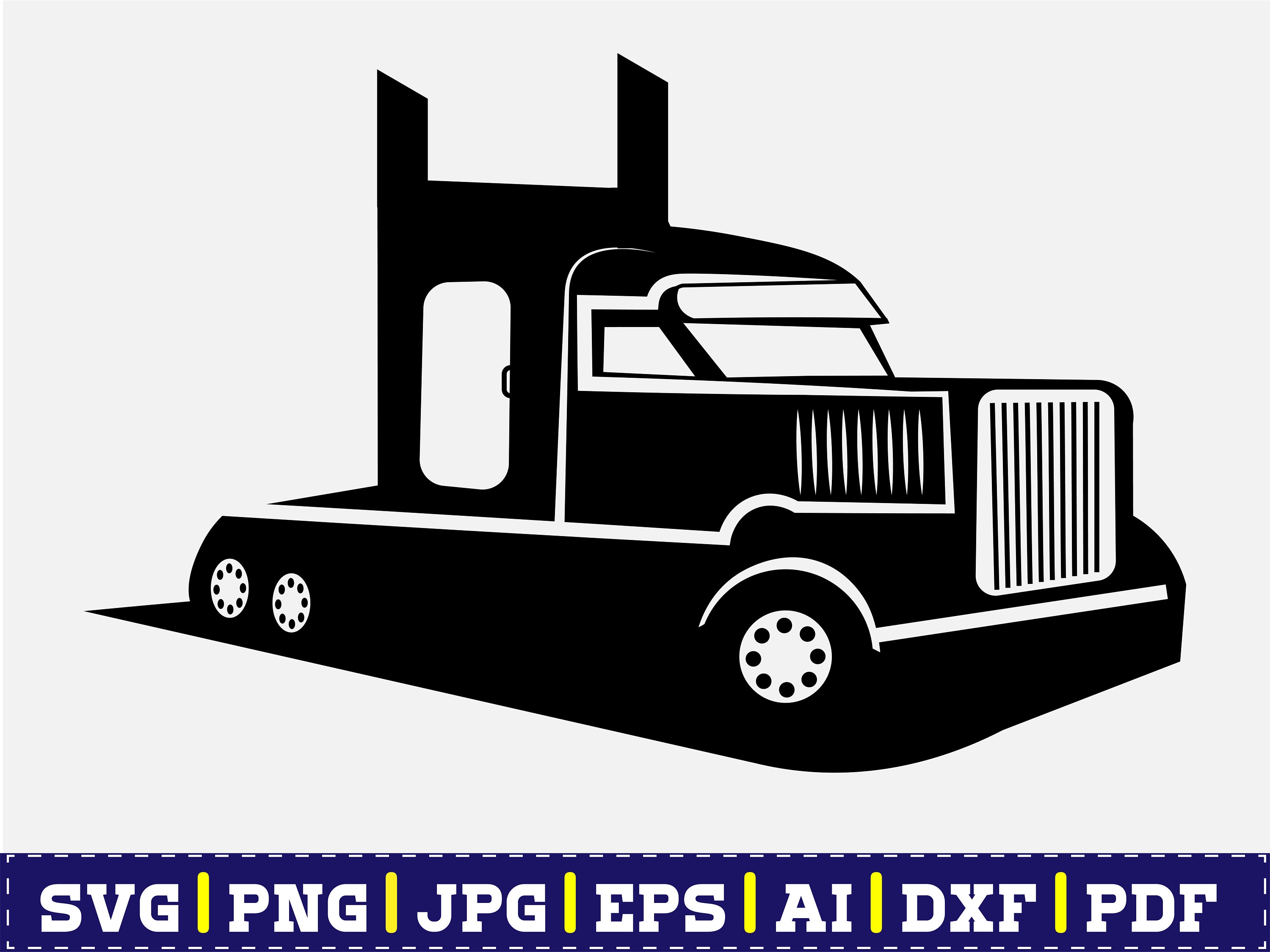 Trucker Svg Big Truck Svg truck Svg Vintage Truck Svg | Etsy