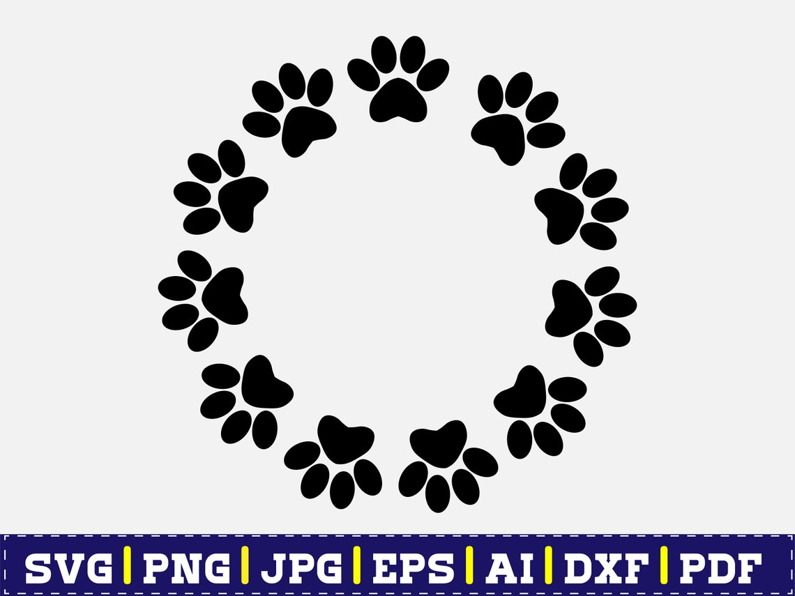 Dog Paw Print SVG Paw Pattern Svg Paw Print Svg Paw Svg - Etsy Canada