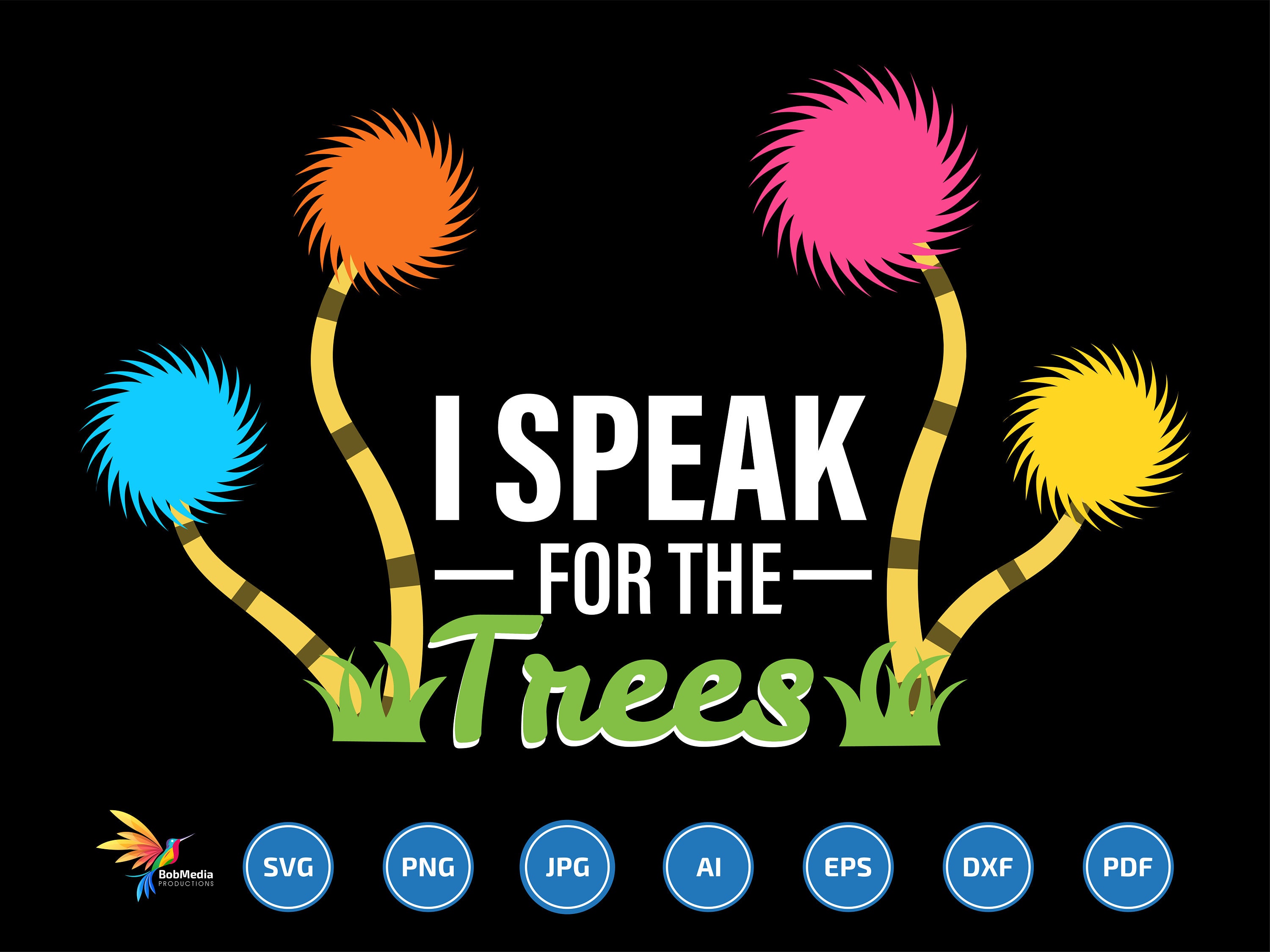 Earth Day Svg I Speak for the Tree Svg Earth Day Clipart | Etsy