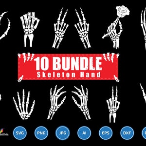 Skeleton Hand Svg Bundle Peace Sign Svg Peace Hand Sign Svg - Etsy UK