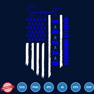 Diabetic Flag Svg, Diabetes Support Shirt, Diabetic Svg, T1d Awareness ...