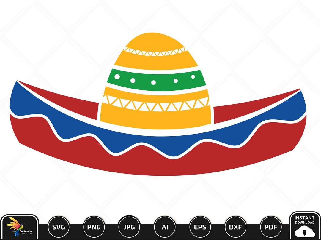 Sombrero Svg, Mexican Fiesta Svg ,sombrero Mexico, Mexican Hat ...