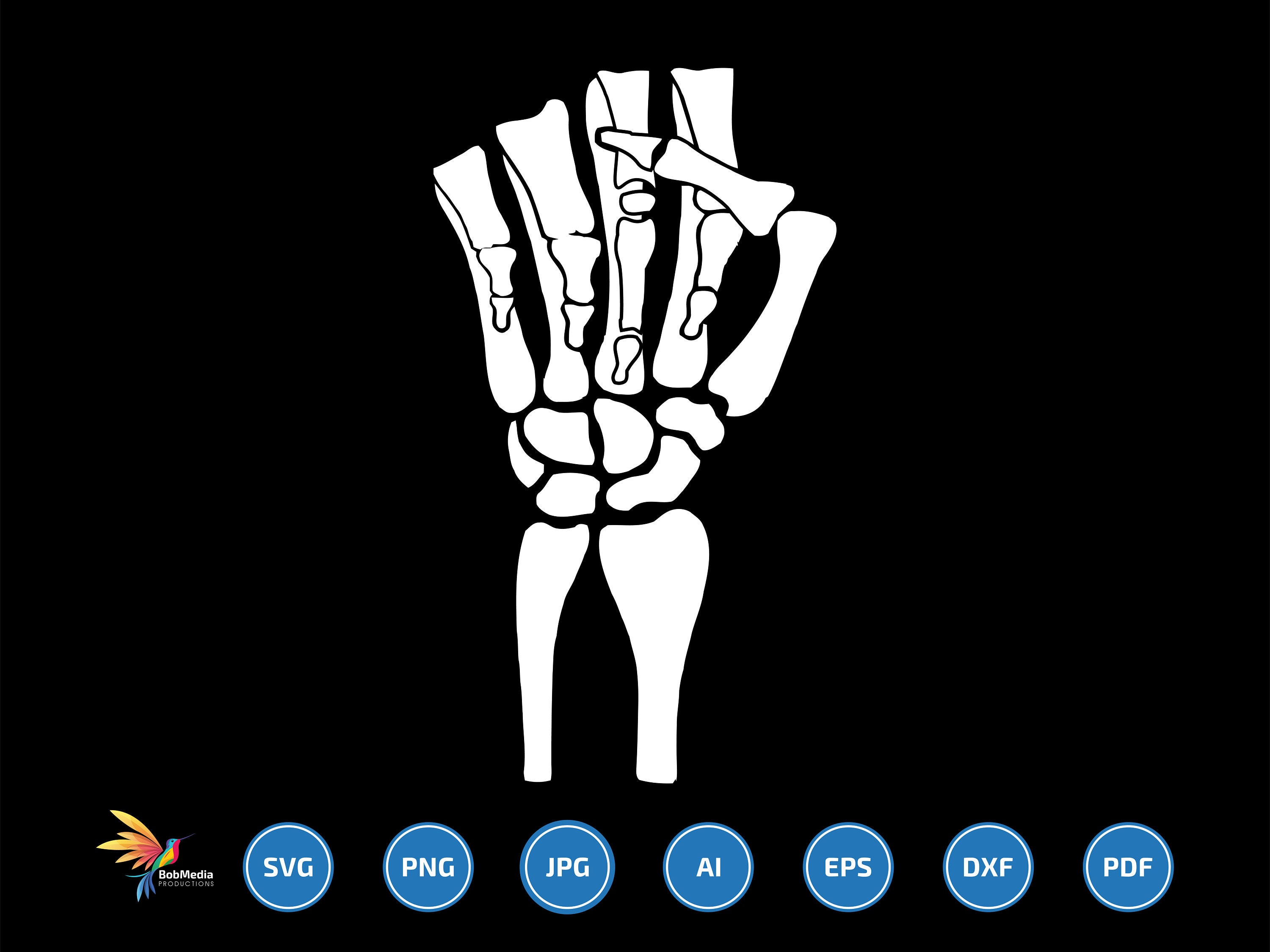 Skeleton Hand Svg Bundle Peace Sign Svg Peace Hand Sign Svg - Etsy UK