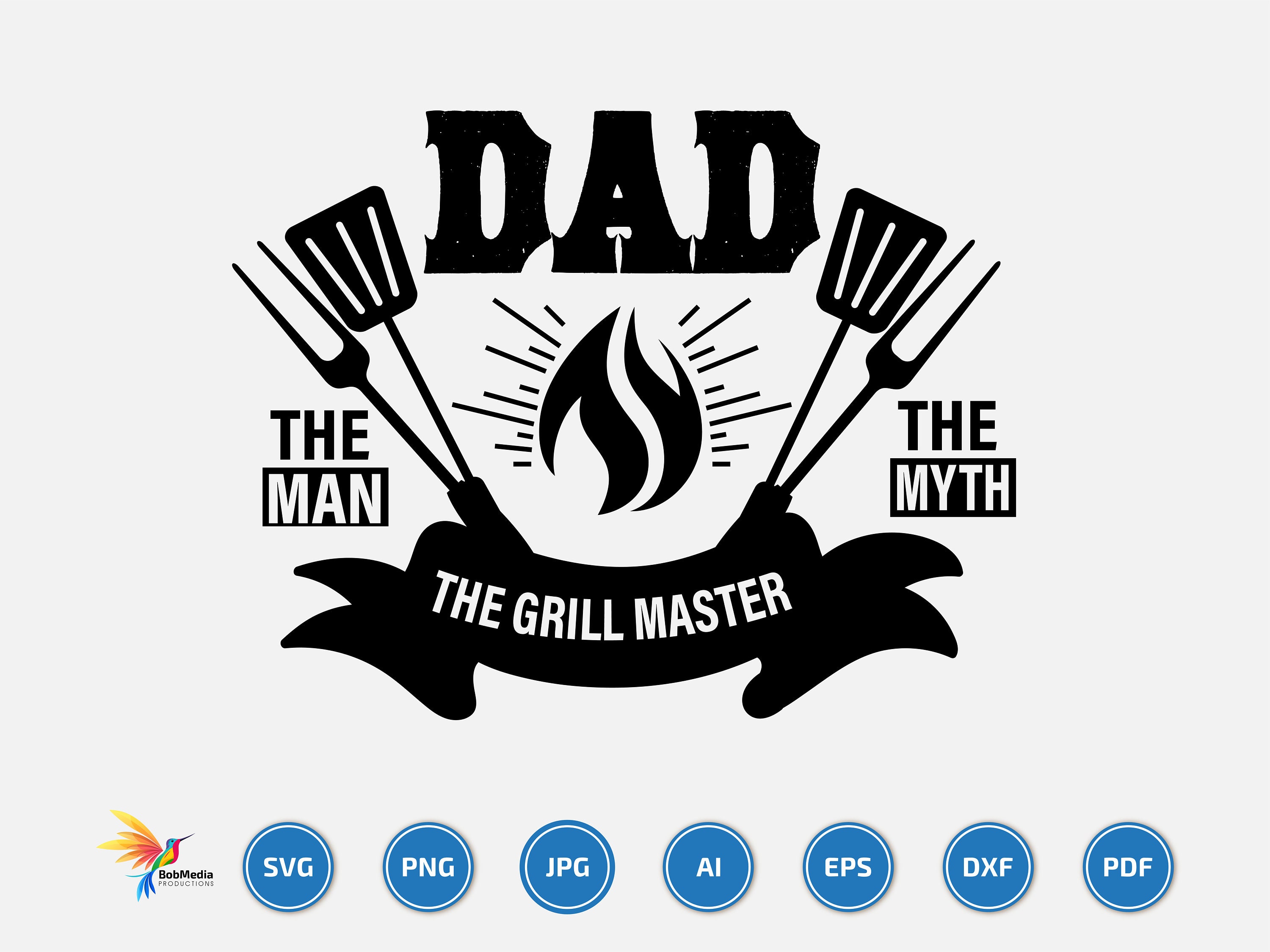 The Grillfather Svg the Grillfather Png Grill Svg Bbq Svg - Etsy