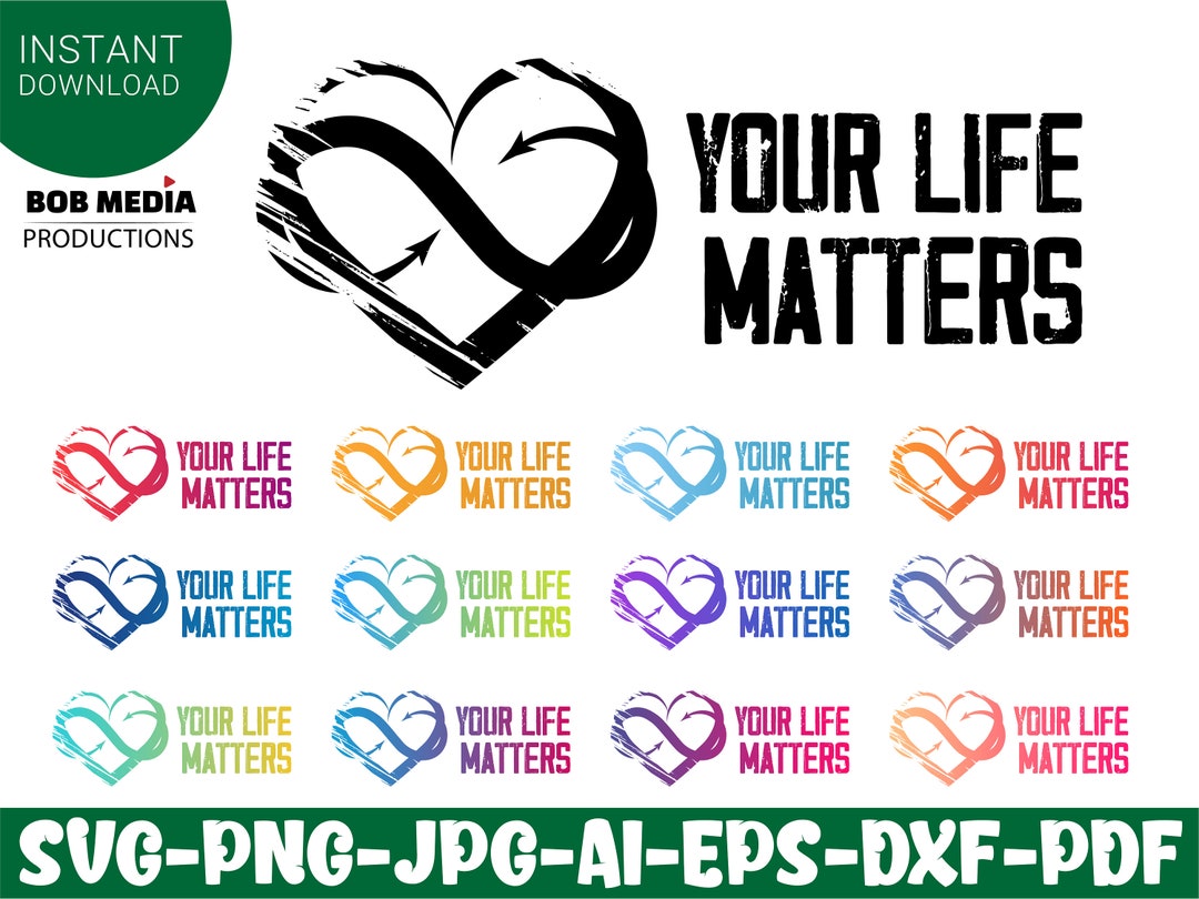 Your Life Matters Svg,suicide Prevention for Shirt Svg,it's Okay If the ...
